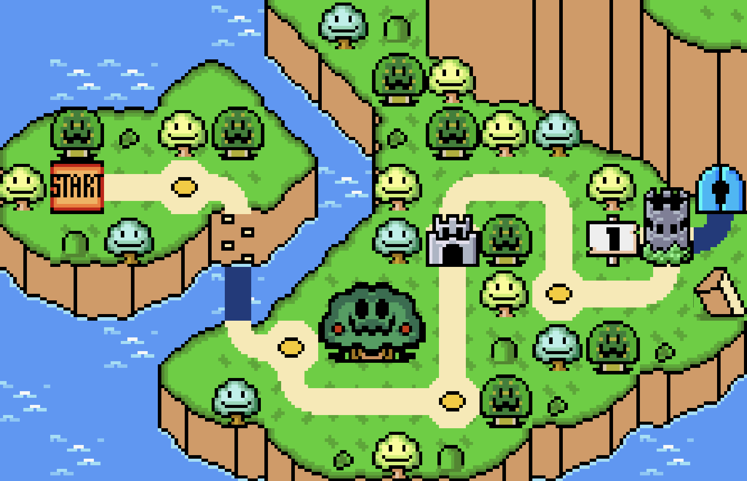 Super Mario World 2 Map